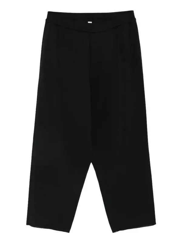 CFCL Elasticated-waistband Wide Leg Trousers - Black