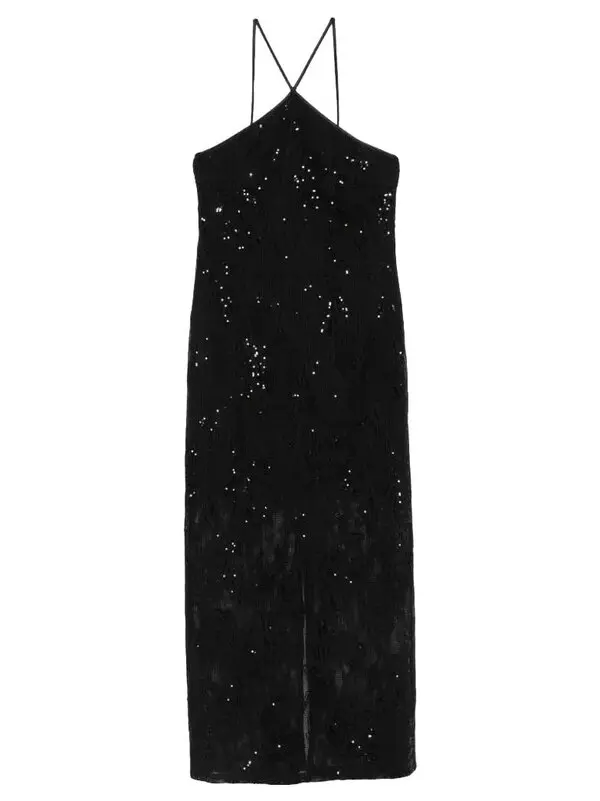 ISABELLE BLANCHE Strappy Maxi Dress - Black