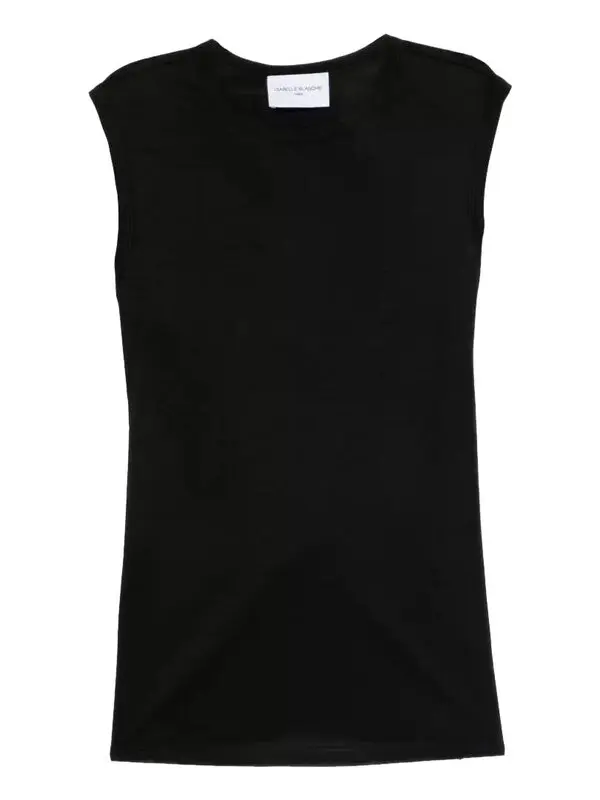 ISABELLE BLANCHE Crew-neck Top - Black