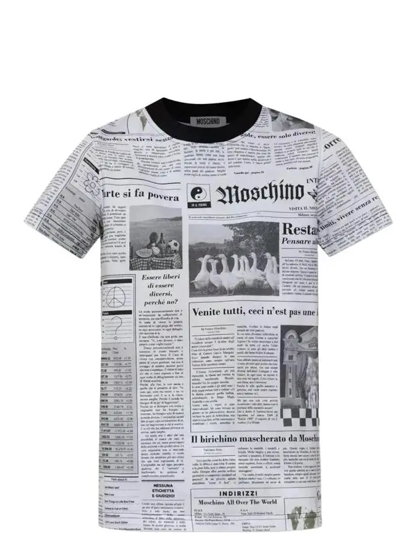 Moschino Printed T-shirt - White