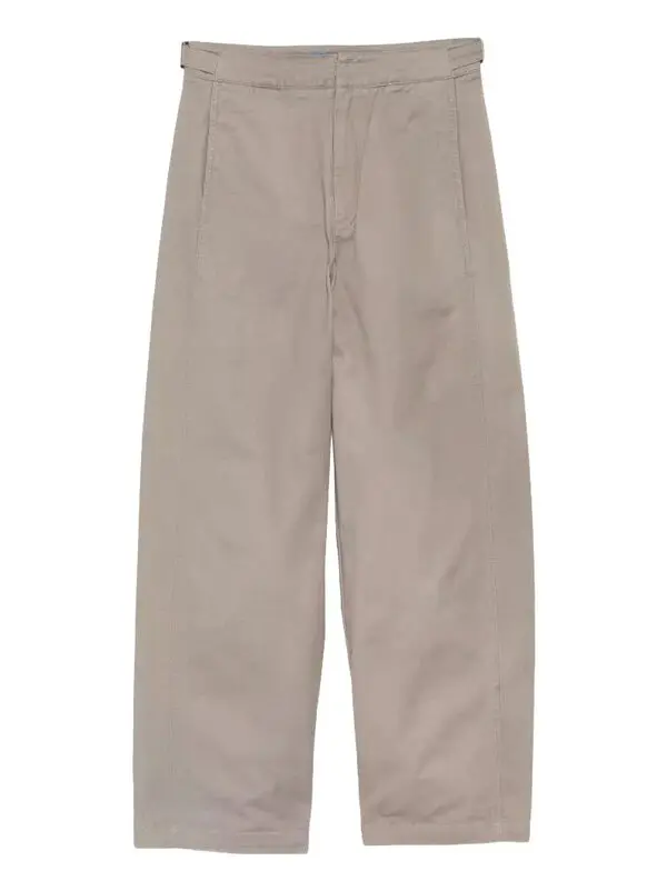 AGNES B. Straight Trousers - Neutrals