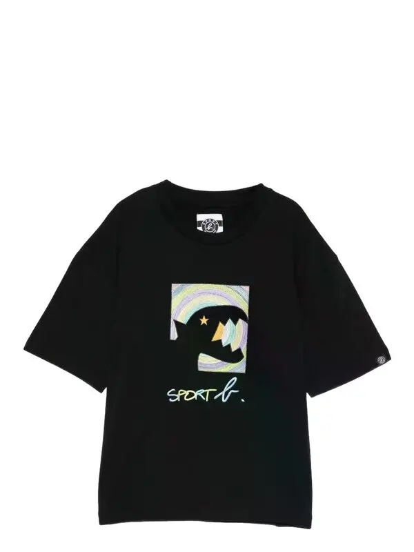 AGNES B. Box Dino T-shirt - Black