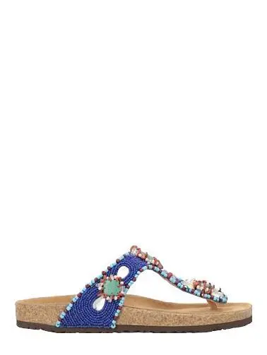 Malìparmi Leather Thong Sandals - Blue