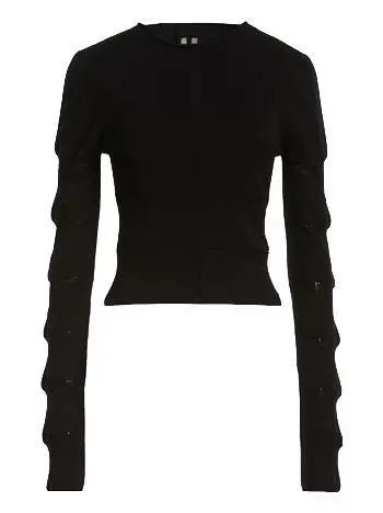 Rick Owens Knitted Crewneck Sweater - Black