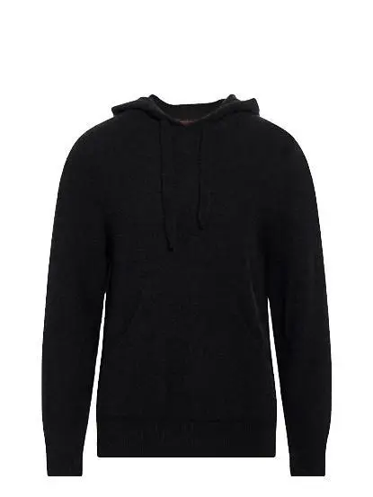 OFFICINA36 Bouclé Knit Hoodie - Black