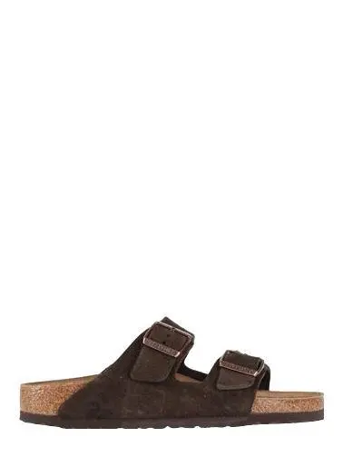 BIRKENSTOCK Suede Sandals With Buckle Fastening - Brown