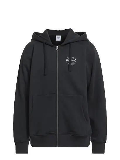 Herschel Supply Co. Cotton-elastane Blend Zip-up Hoodie - Black