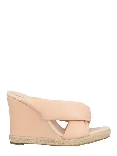 Chloé Sandals In Light Leather - Pink