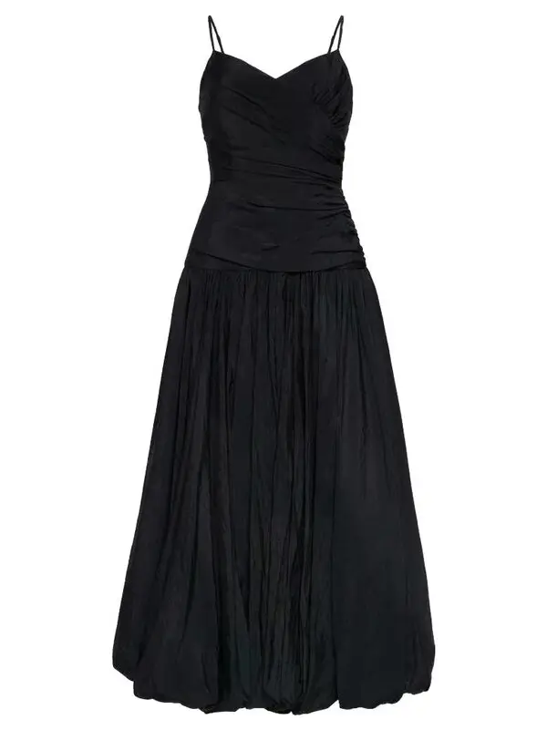 Cinq À Sept Fia Draped Dress - Black