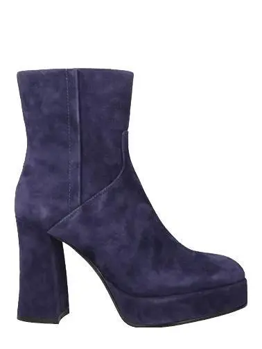APEPAZZA Ankle Boots In Leather - Purple