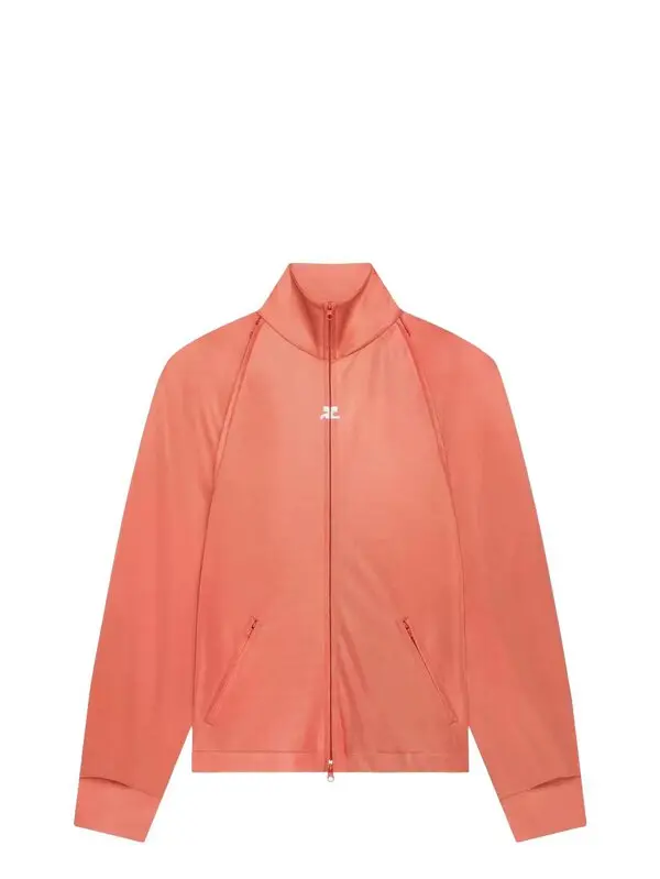 COURREGES Zip-up Sweatshirt - Orange