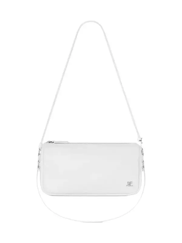 COURREGES Small Three Sixty Shoulder Bag - White
