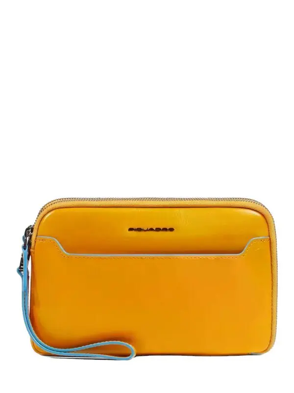 PIQUADRO Wrist-strap Clutch - Yellow