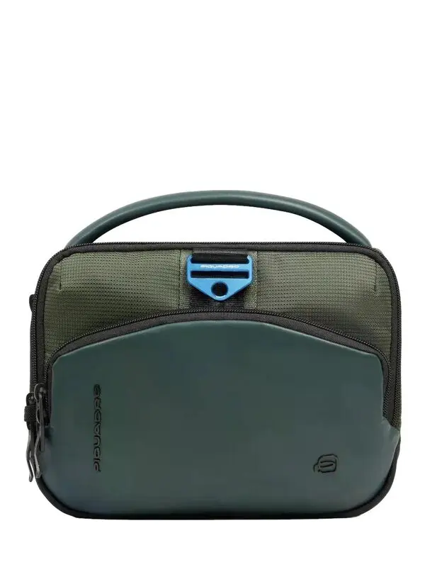 PIQUADRO Handle Zip Crossbody Bag - Green