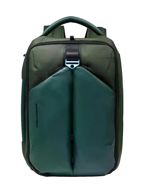 PIQUADRO Panelled Backpack - Green