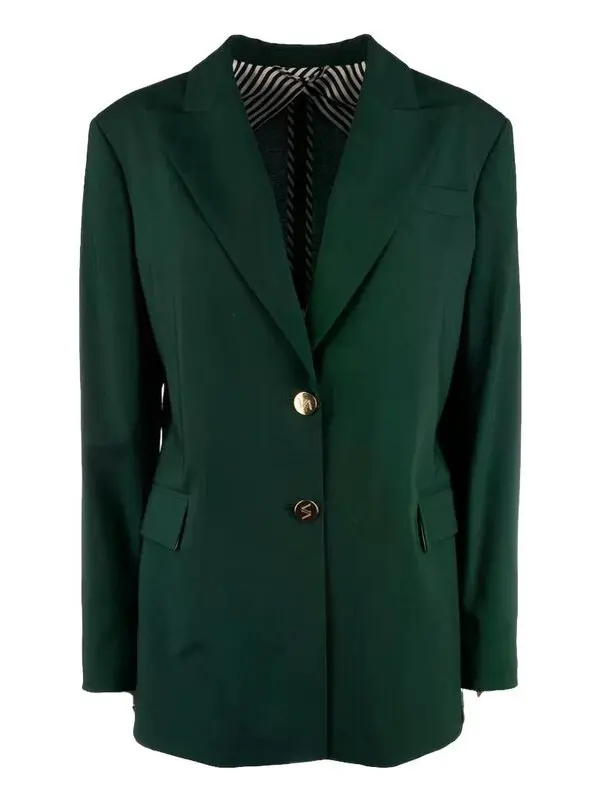 VITOVI Single-breasted Blazer - Green