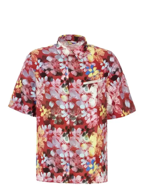 Iceberg Floral-print Shirt - Red