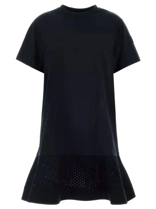 Moncler Short-sleeve Mini Dress - Blue