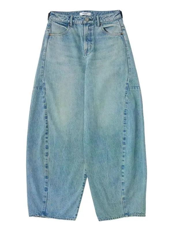 Moussy Vintage Frimley Barrel Jeans - Blue