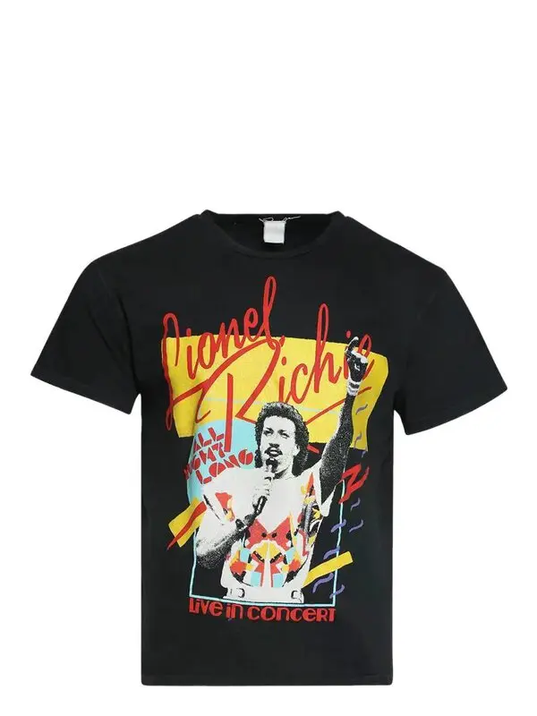 MadeWorn Lionel Richie Everybody Dance 90s T-shirt - Black