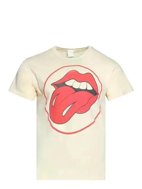 MadeWorn Rolling Stones 90's Crew-neck T-shirt - Neutrals