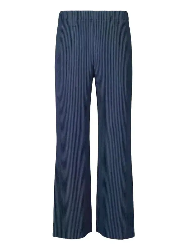 Issey Miyake Tailored Pleats Trousers - Blue