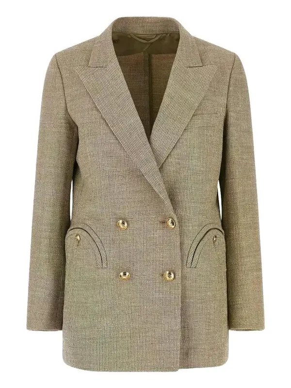 BLAZÉ MILANO Marisa Double-breasted Blazer - Neutrals