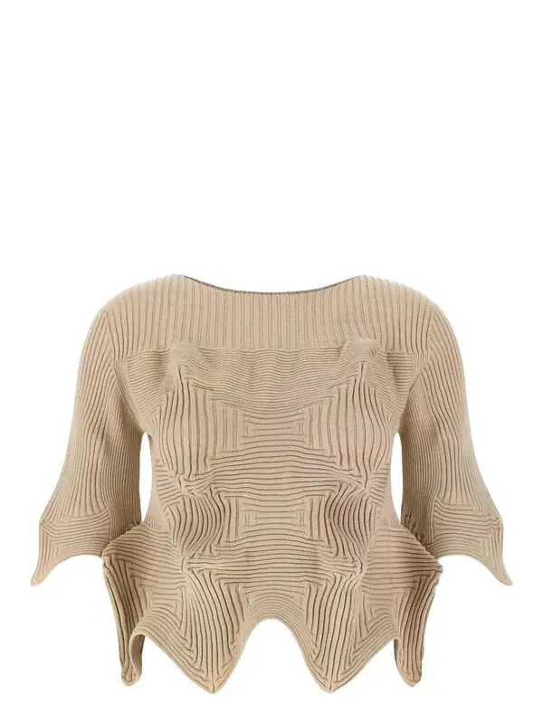 Issey Miyake Boat-neck Sweater - Neutrals