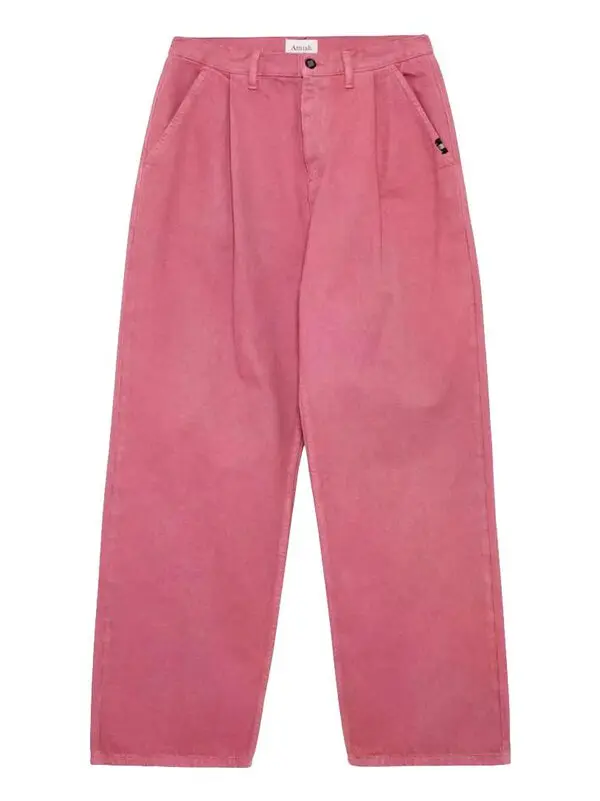 AMISH Pleated-front Trousers - Pink