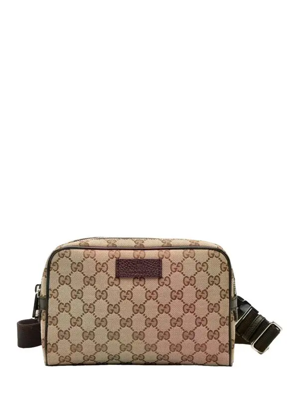 Gucci Gg Canvas Belt Bag - Neutrals