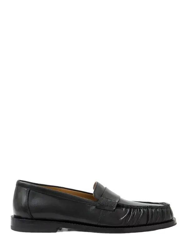 MAGLIANO Pleated Loafers - Black