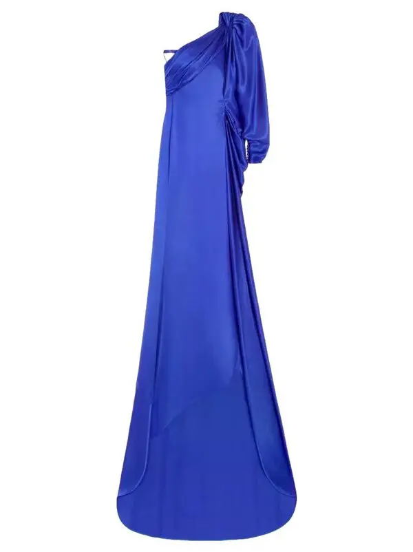 Valentino Garavani Crepe Satin Gown - Blue