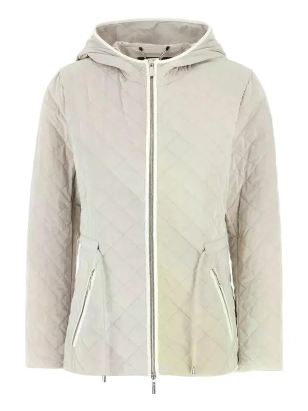 MOORER Quilted Hooded Jacket - Neutrals