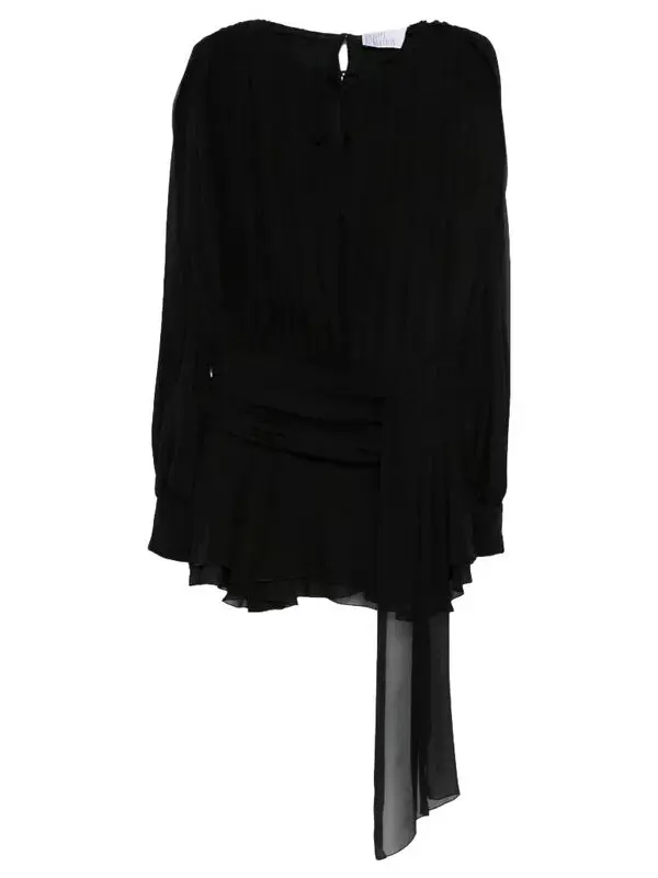 Giuseppe Di Morabito Long-sleeves Mini Dress - Black