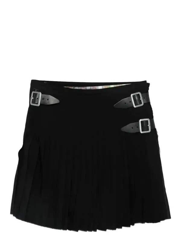 VIVIENNE WESTWOOD Buckle Pleated Mini Skirt - Black