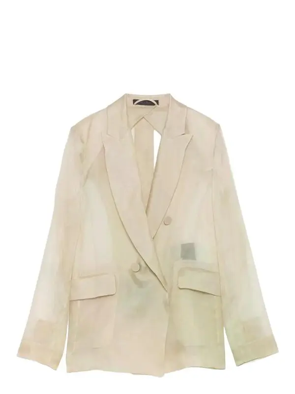 Max Mara Double-breasted Blazer - Neutrals