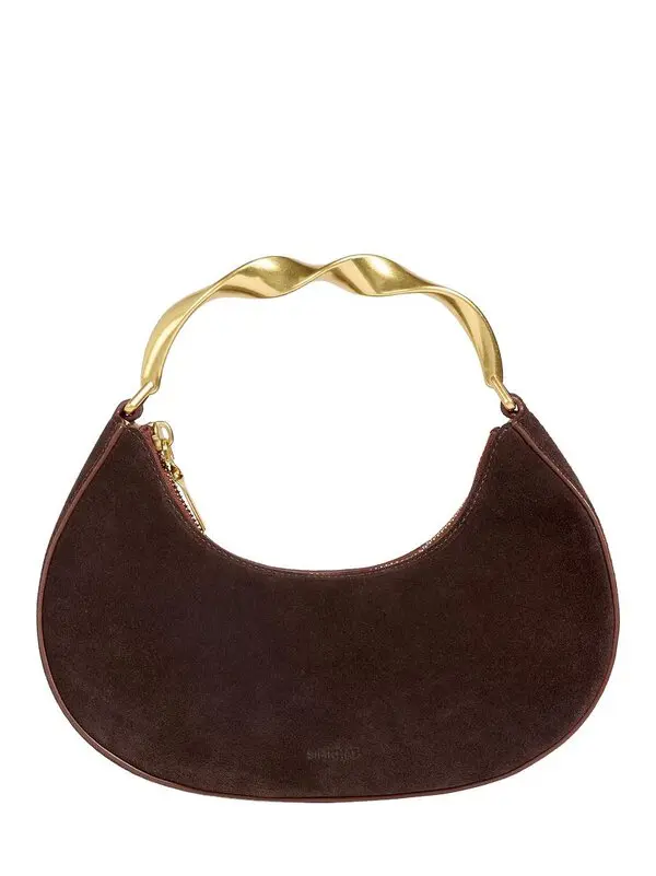Simkhai Nixi Suede Tote - Chocolate