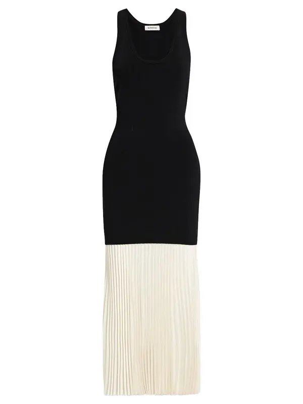 Simkhai Zaden Layered Maxi Dress - Black
