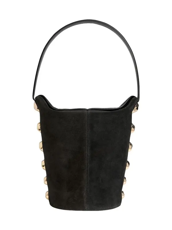 Simkhai Amaya Embellished Bucket Bag - Black