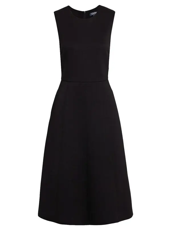 Max Mara Zigote Jersey Midi Dress - Black