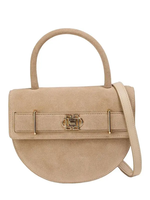 Simkhai Suede Crossbody Bag - Beige