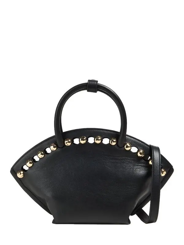 Simkhai Amaya Small Studded Leather Tote - Black
