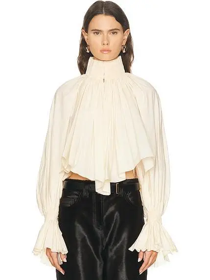 Khaite Durer Cropped Top - Bone