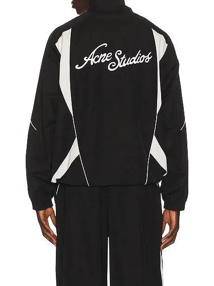 Acne Studios Technical Blend Track Jacket - Black