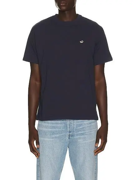 EDMMOND STUDIOS Duck Patch Tee - Plain Navy