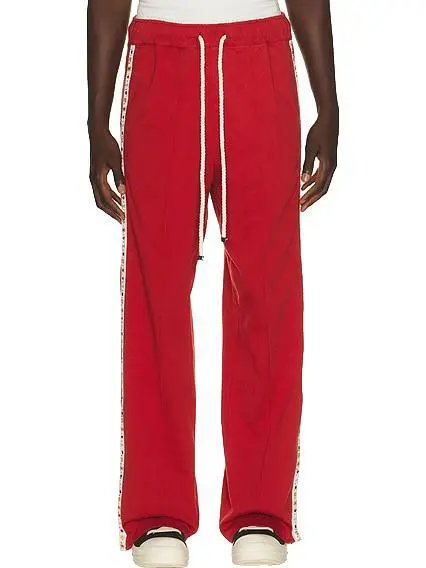 NAHMIAS Novelty Track Pant - Ruby