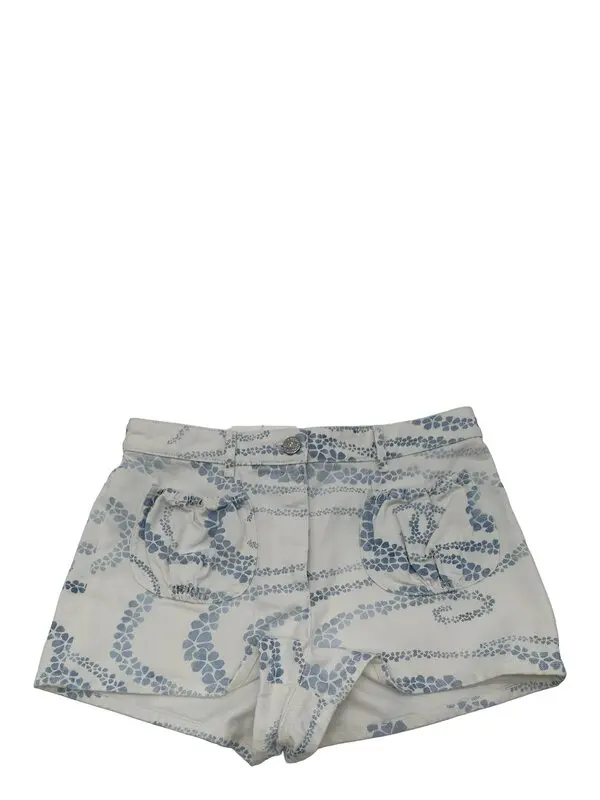 Chanel Coco Beach Shorts - Blue