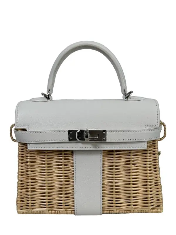 Hermès Mini Kelly Picnic Bag - White