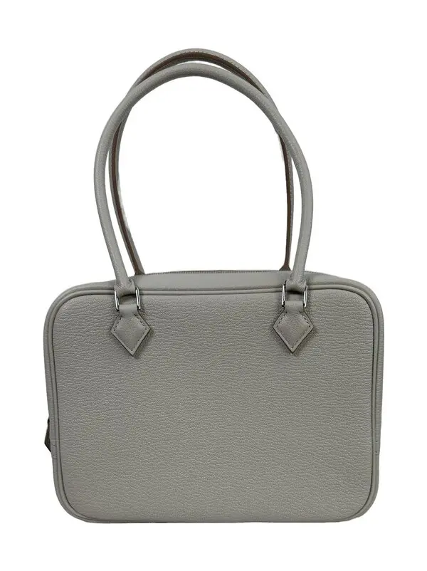 Hermès Plume Chevre Gris Perle - Grey