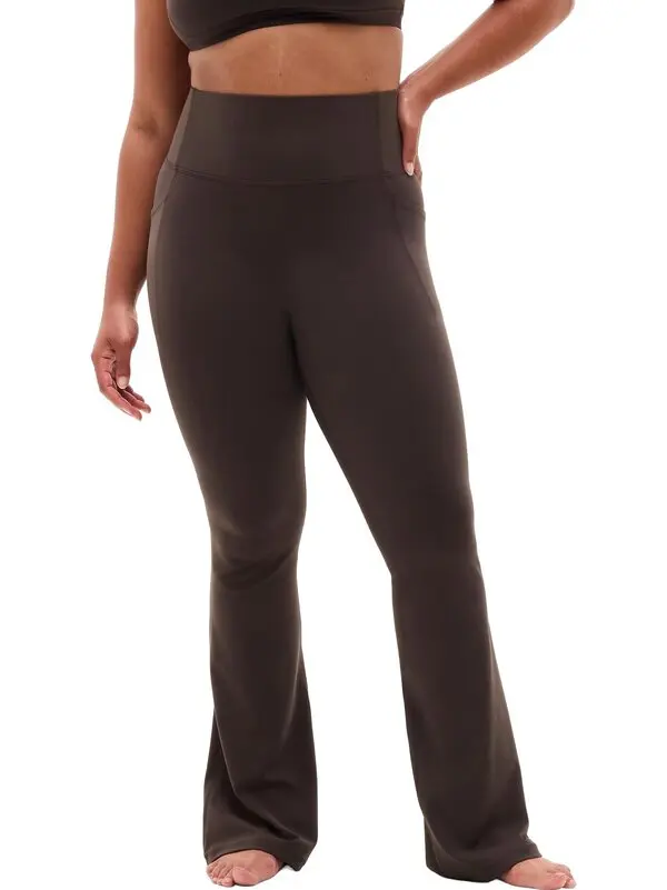 Athleta Salutation Stash Flare Pant - Truffle